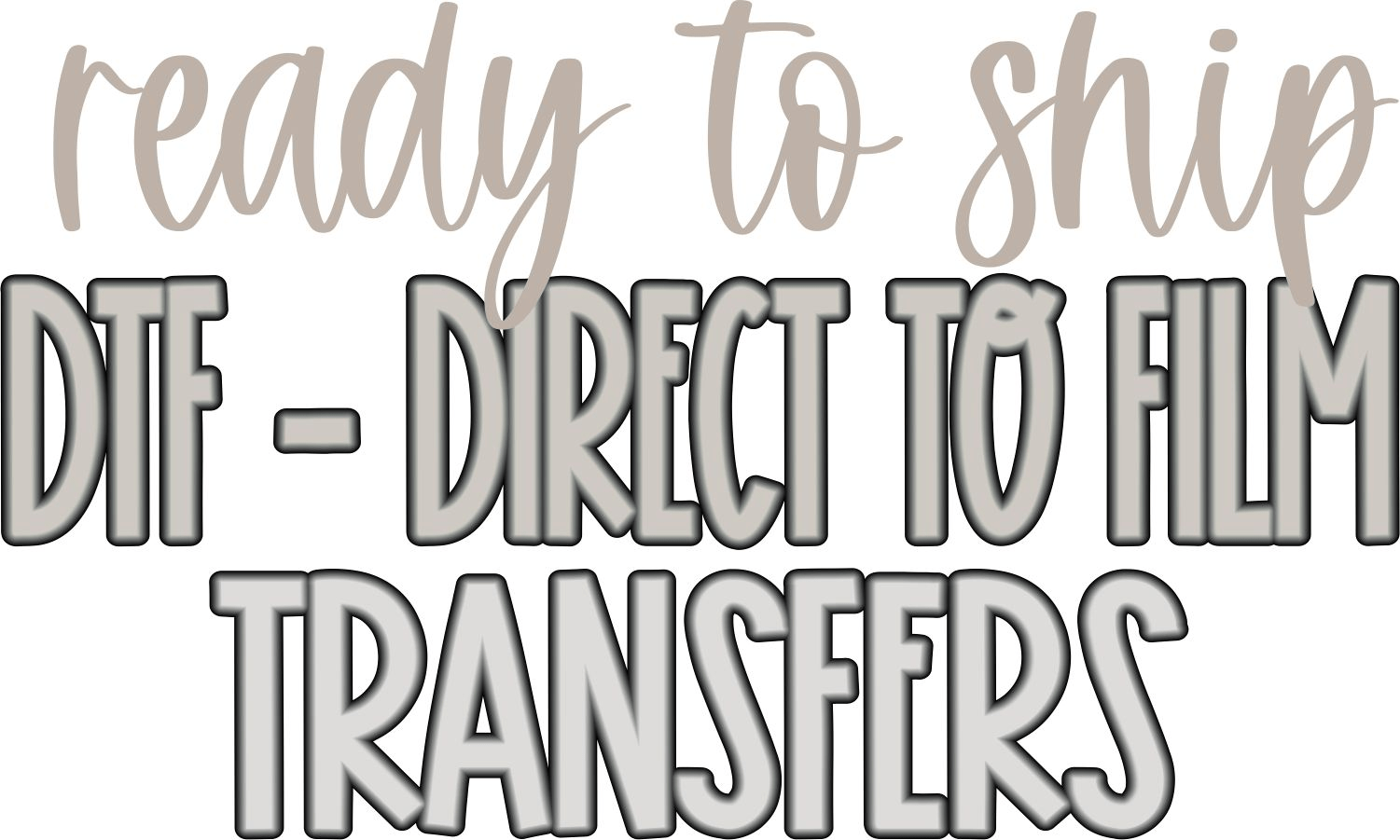 DTF HOT PEEL TRANSFER RTS – Do it yourself Transfers